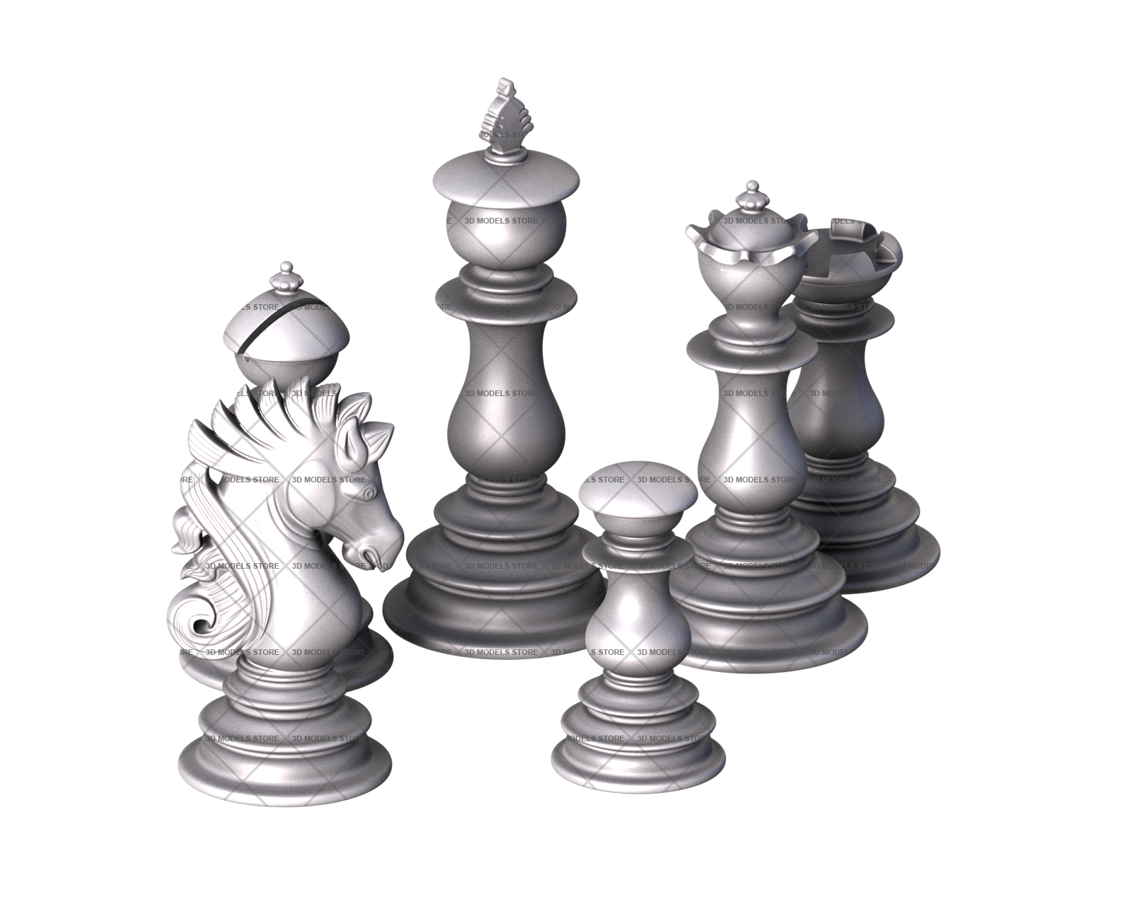 The Staunton Chess set shm_stl_set_0020